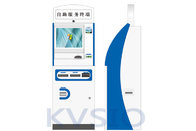 Public Untility Automated Payment Kiosk 300W Power For Telecom / Insurance